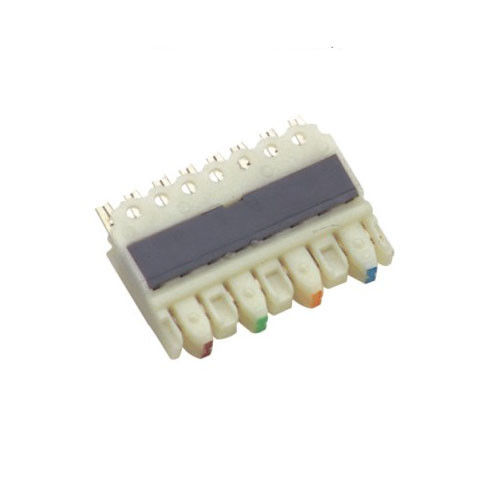 110 IDC Terminal Block For Telecommunication , Cat5e 4 Pairs 110 ...